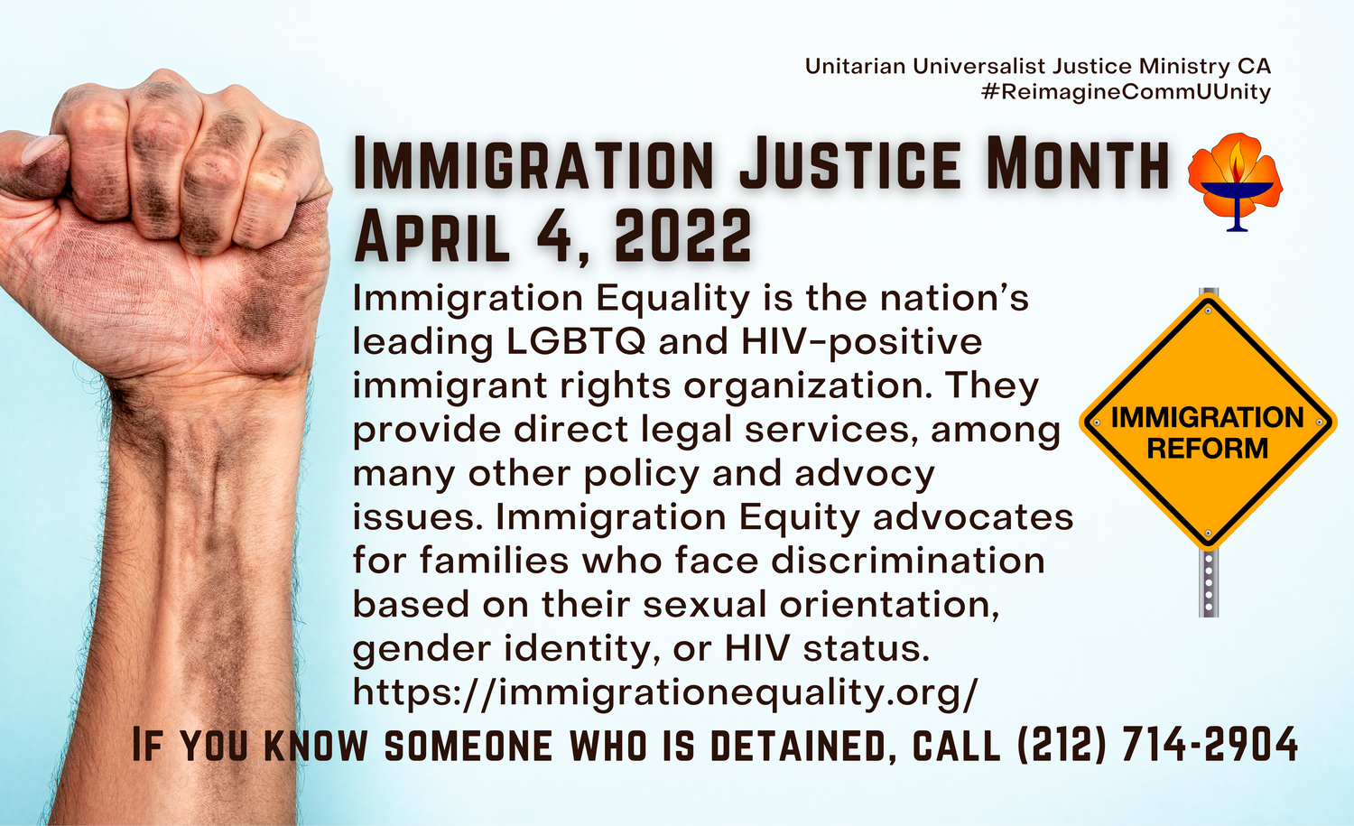 Immigration Equality – UU Justice Ministry of California